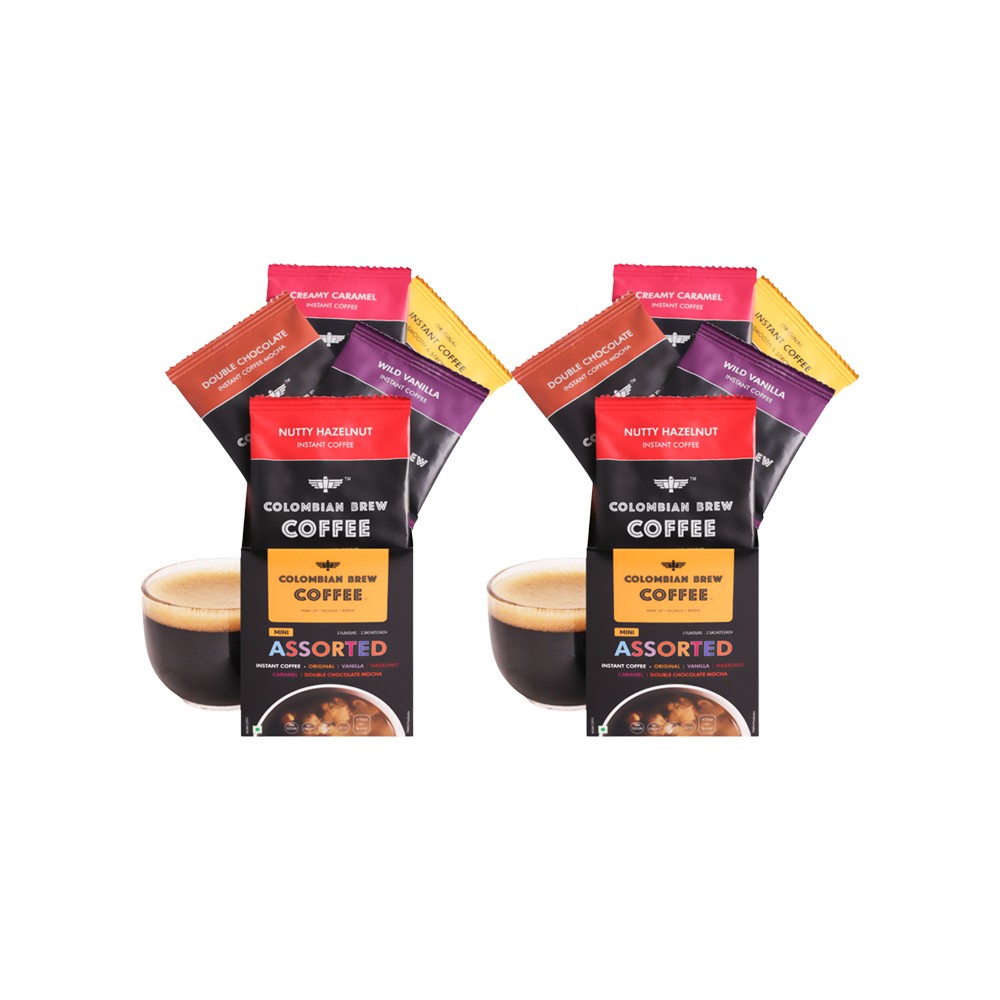 Colombian Brew Coffee Mini Assorted Instant Coffee - Pack of 2 Price ...