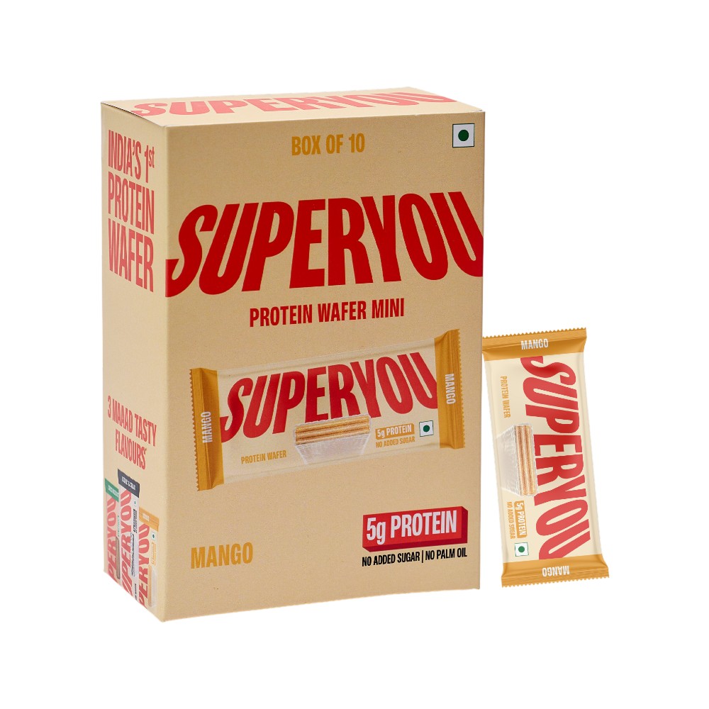 SuperYou Mini Mango Protein Wafer Bar Price - Buy Online at ₹269 in India
