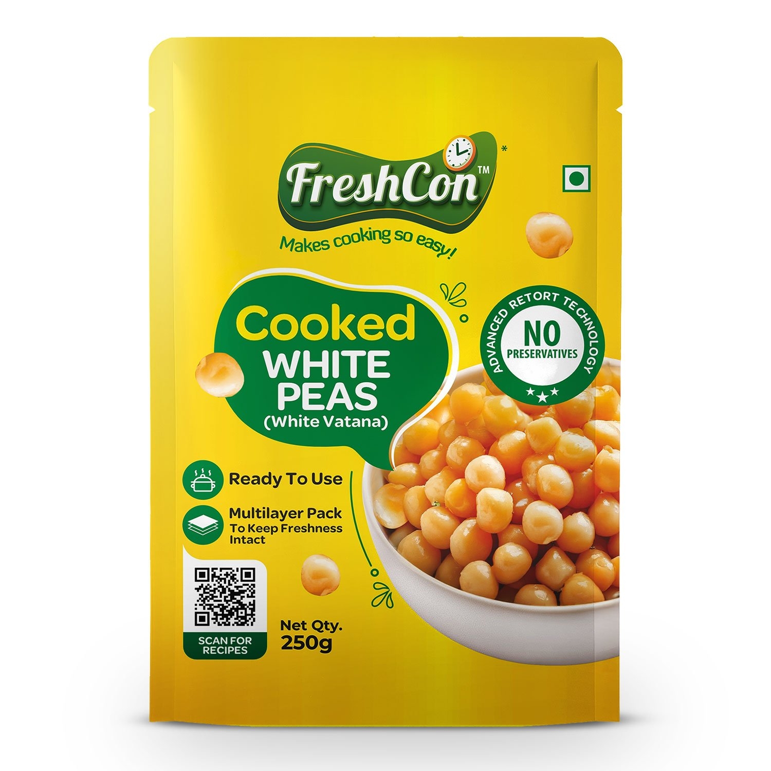 Freshcon White Dried Peas (White Vatana) Price - Buy Online at ₹49 in India