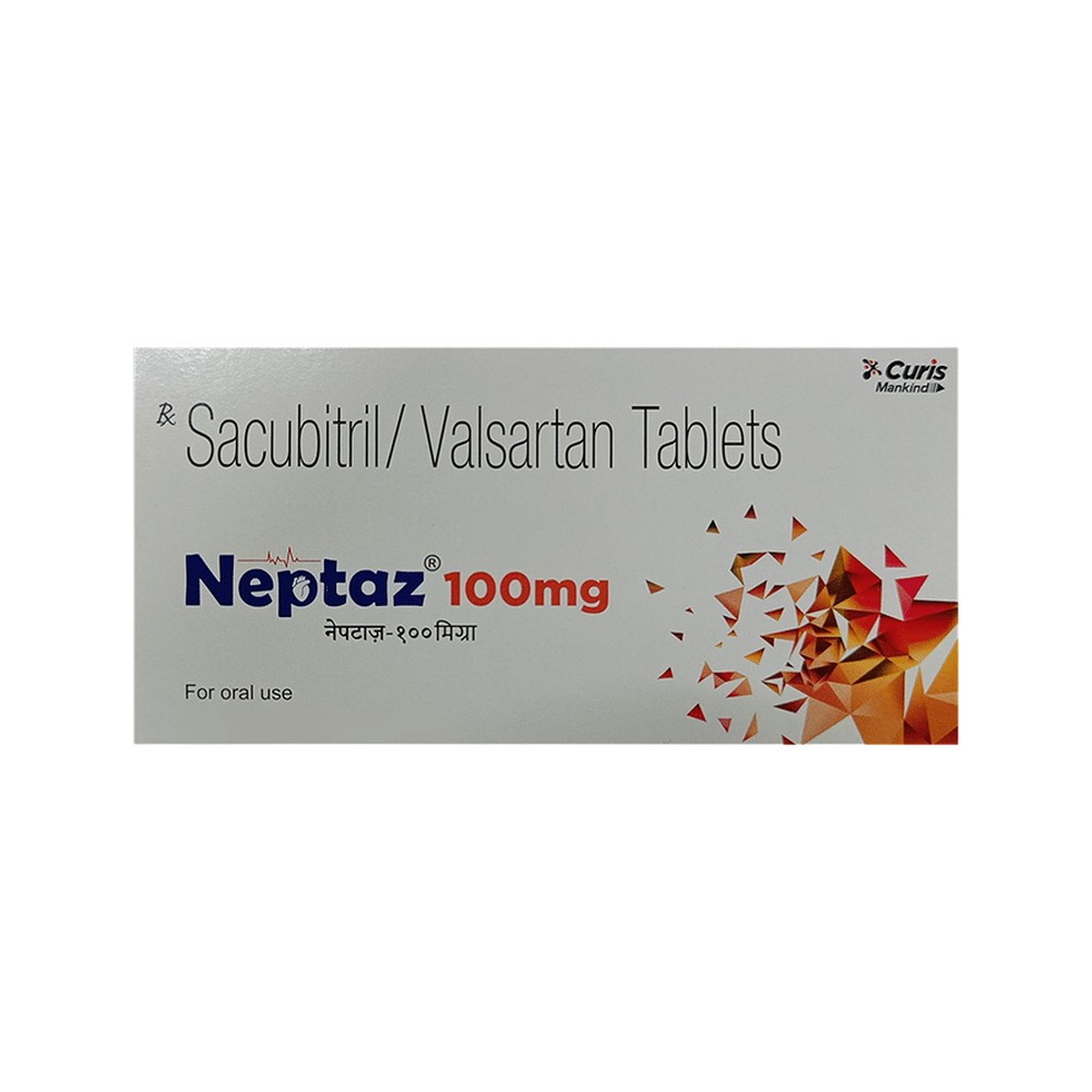 Neptaz 100mg Strip of 14 Tablets Price - Buy Online at ₹424 in India