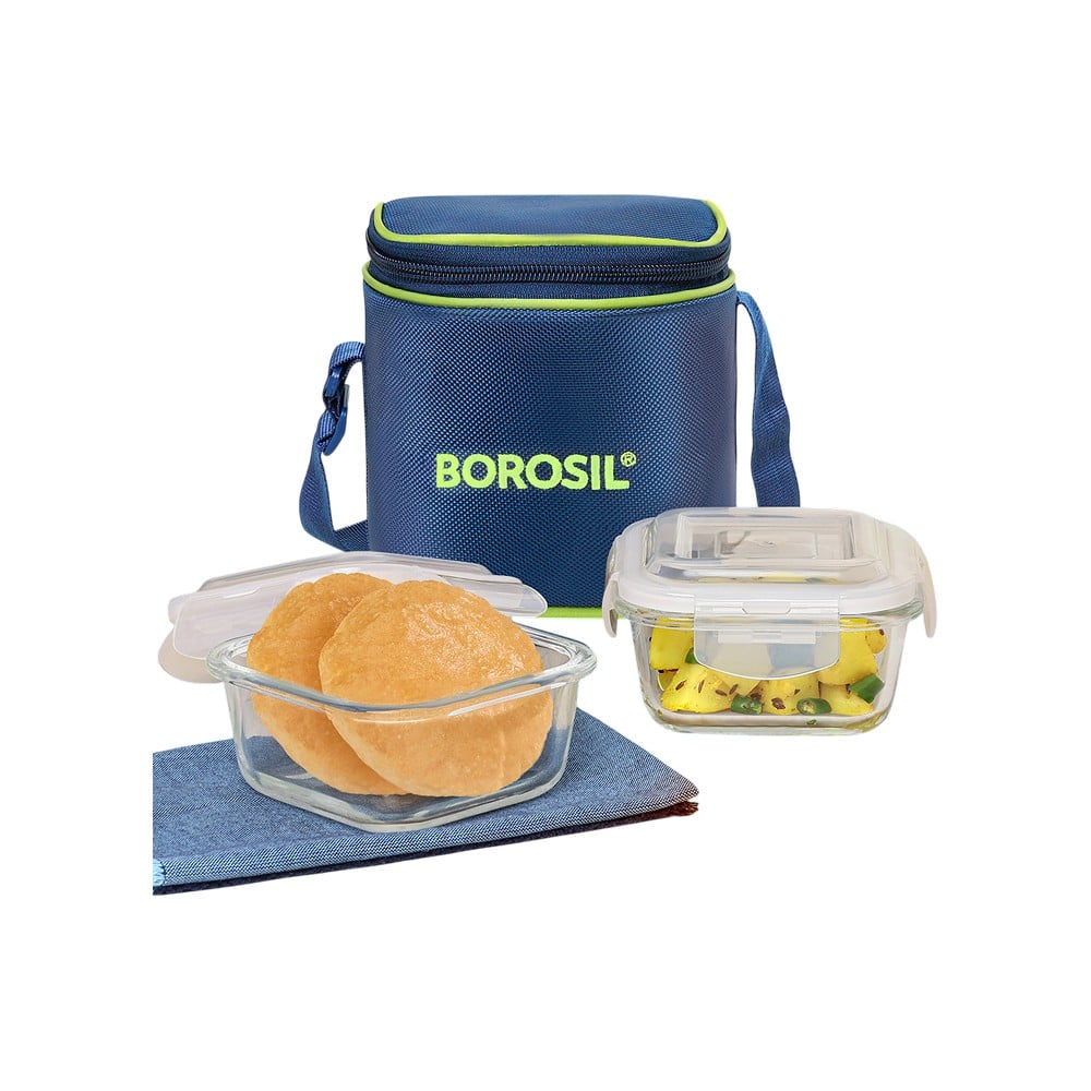 Borosil Glass Glass Lunch Box (640 ml) Price - Buy Online at Best Price ...
