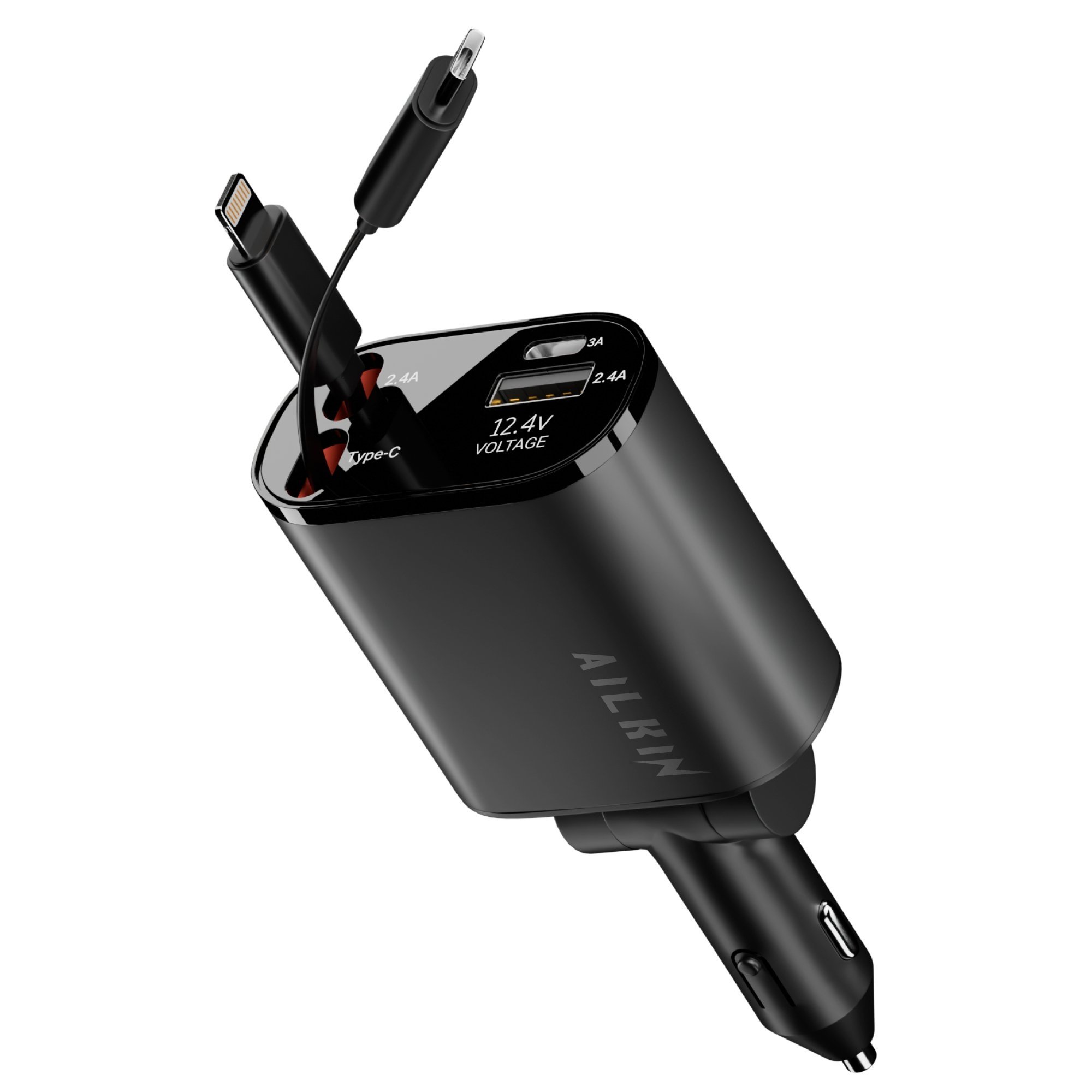 Ailkin 4 in 1 Fast Car Charger (120 W) Price - Buy Online at Best Price ...