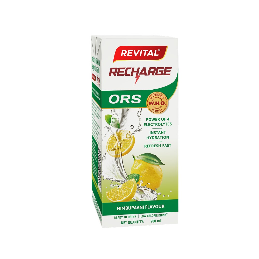 Revital Recharge ORS - Nimbu Paani Flavour Price - Buy Online at ₹31 in ...