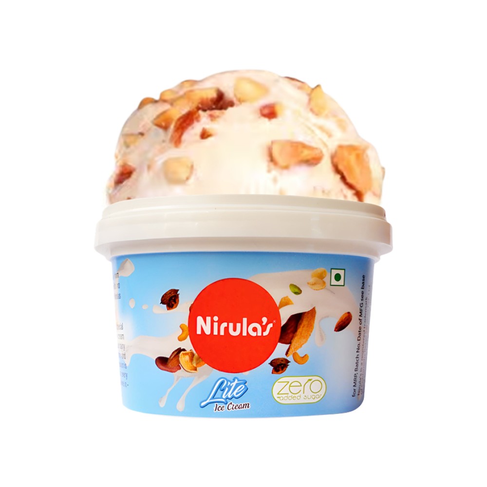 Nirula's Badam Kewra Lite Ice Cream Cup Price - Buy Online at Best ...