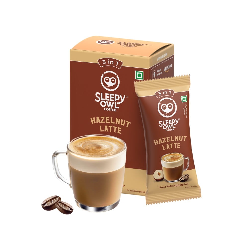Sleepy Owl Hazelnut Latte Premix Instant Coffee Price - Buy Online at ...