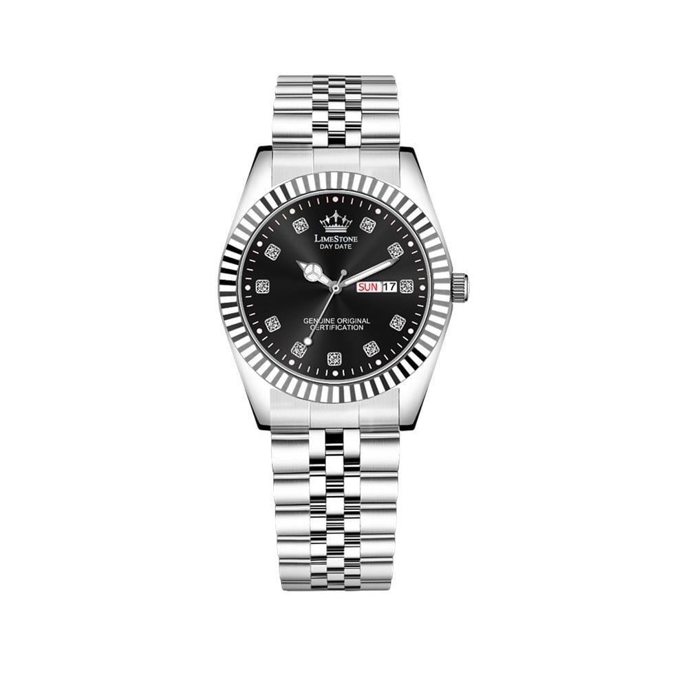 Limestone Legacy Series Watch For Men (Quartz, Silver, Stainless Steel ...