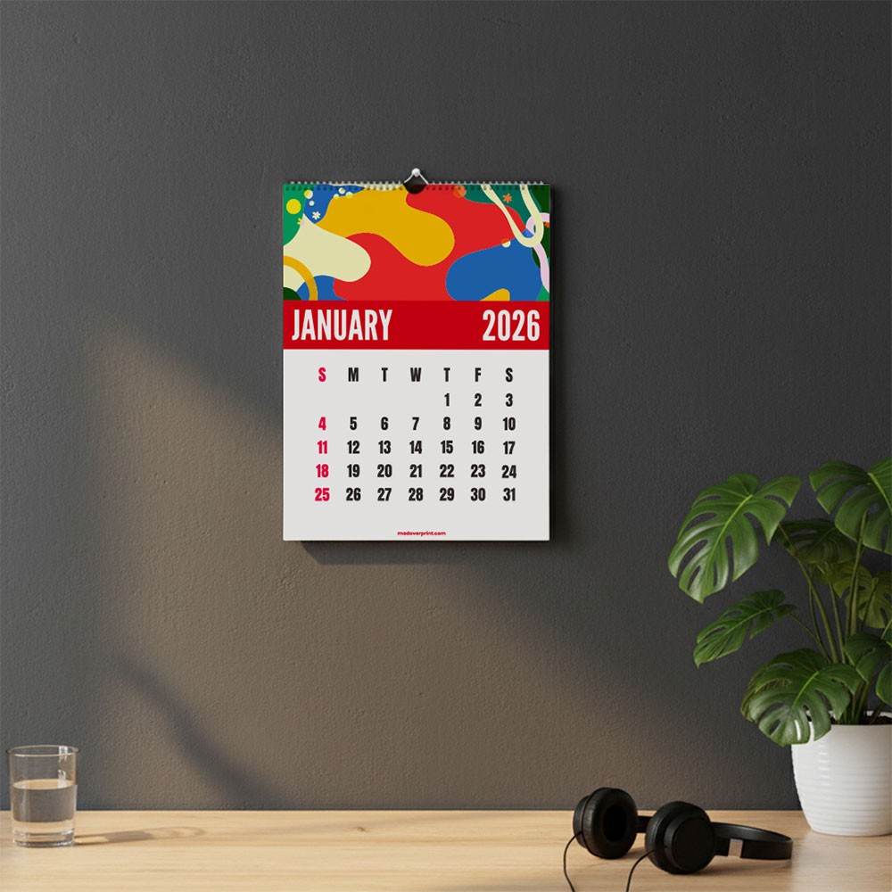 Mad Over Print ColorPop Wall Calendar 2026 (Multicolour) Price - Buy ...