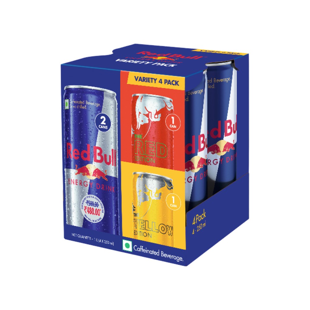 Red Bull Energy Drink Variety Pack (4 x 250 ml) Price - Buy Online at ...