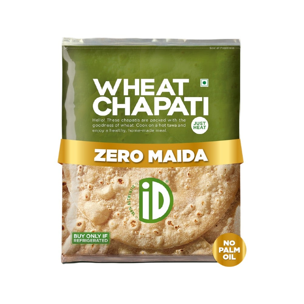iD Whole Wheat Chapati (10 pieces) Price - Buy Online at ₹68 in India