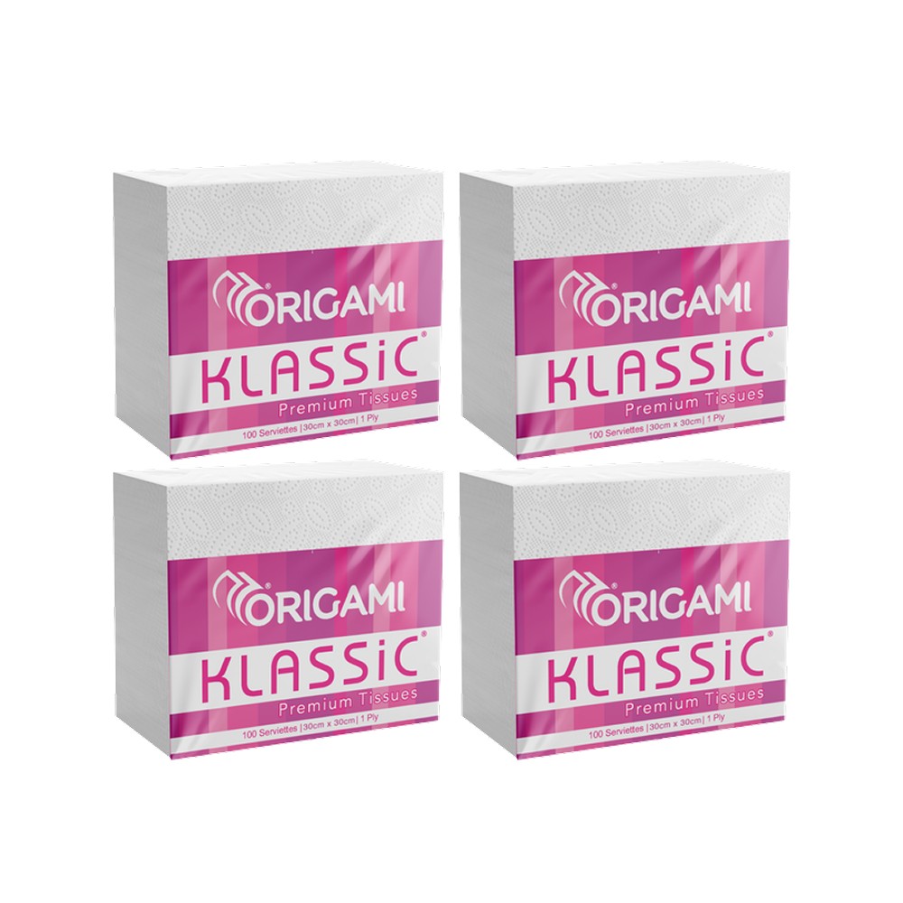 Origami Klassic Premium Napkins (1 Ply) - Pack of 4 Price - Buy Online ...