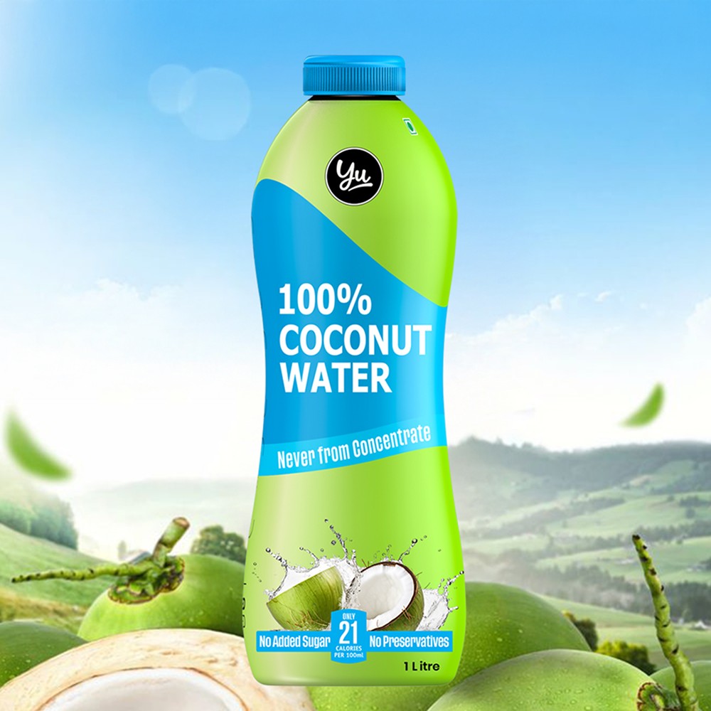 Yu 100% Natural Coconut Water - No Preservative Price - Buy Online at ...