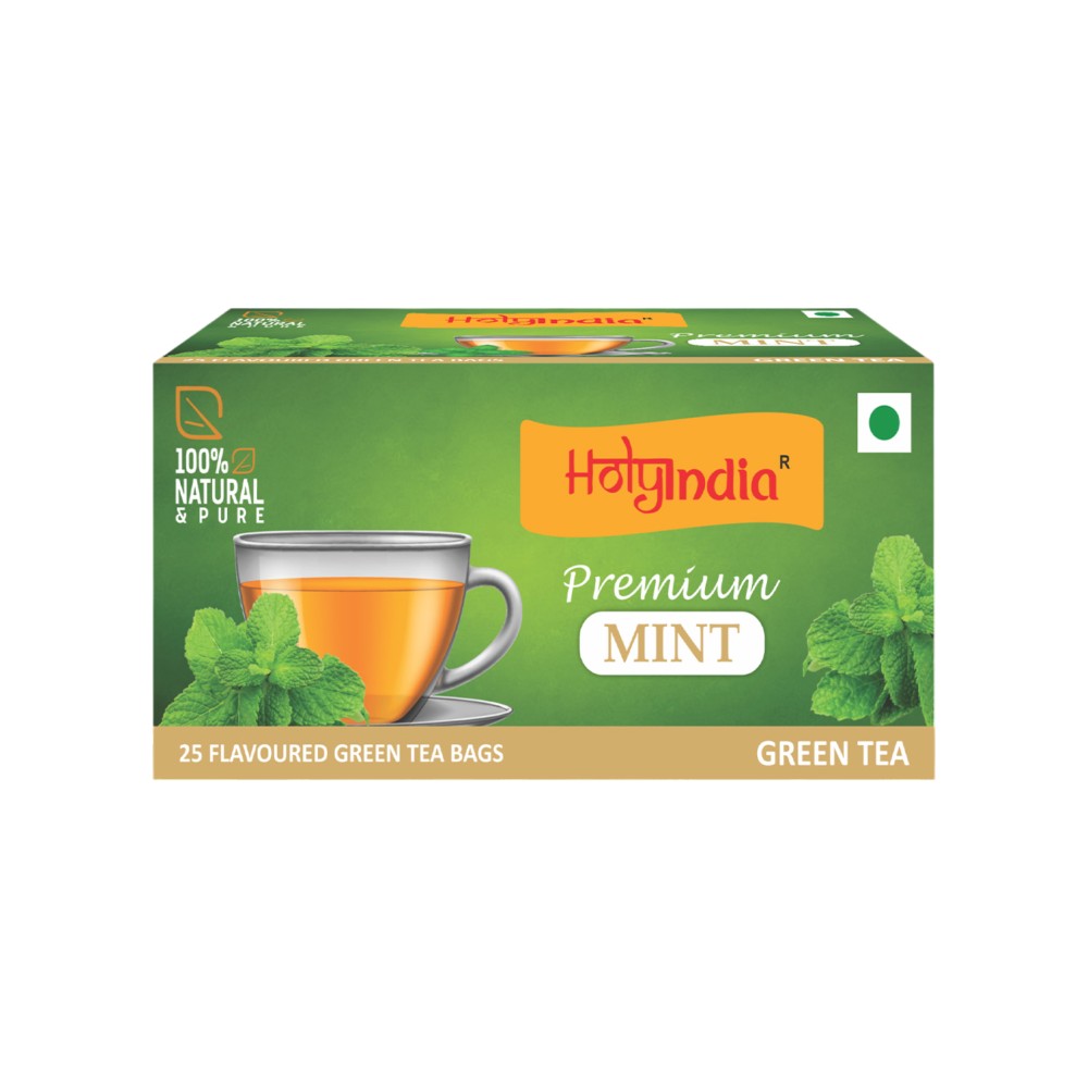 Holyindia Premium Mint Green Tea Bags Price - Buy Online at Best Price ...