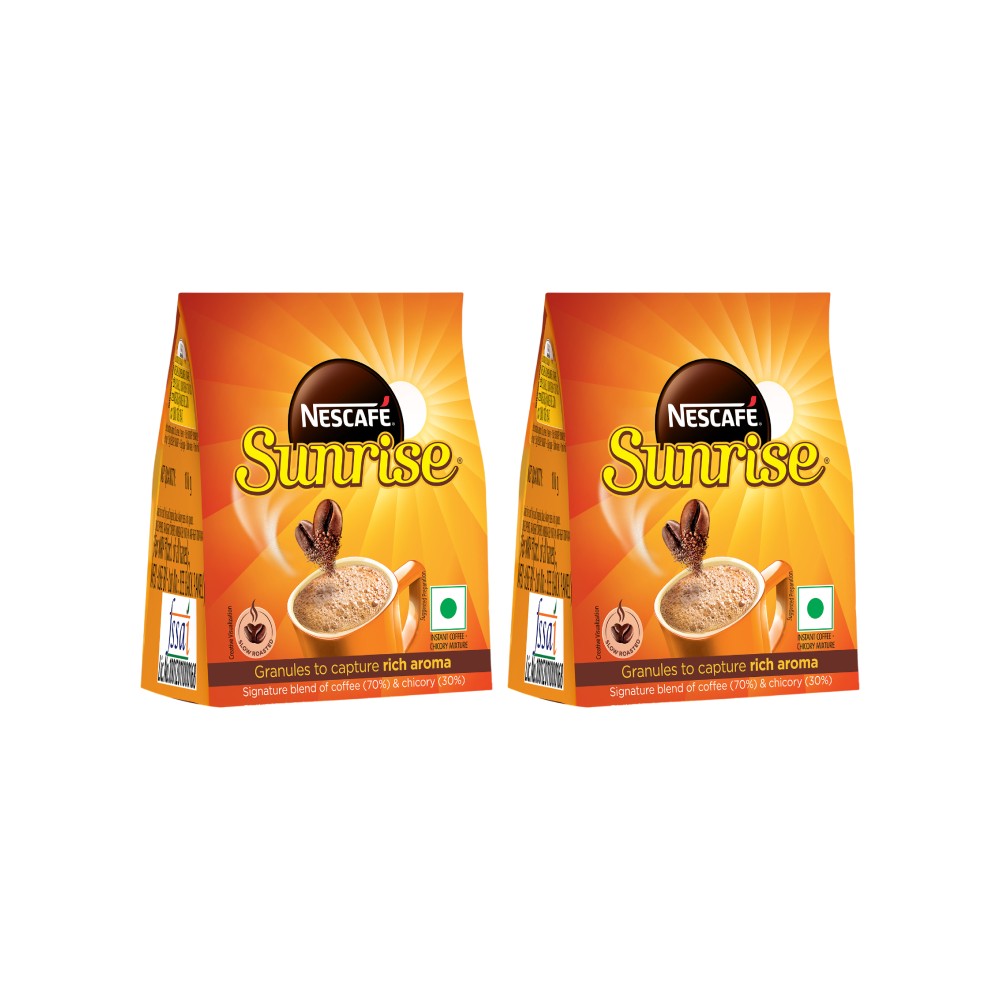 Nescafe Sunrise Instant Coffee - Chicory Mix - Pack of 2 Price - Buy ...