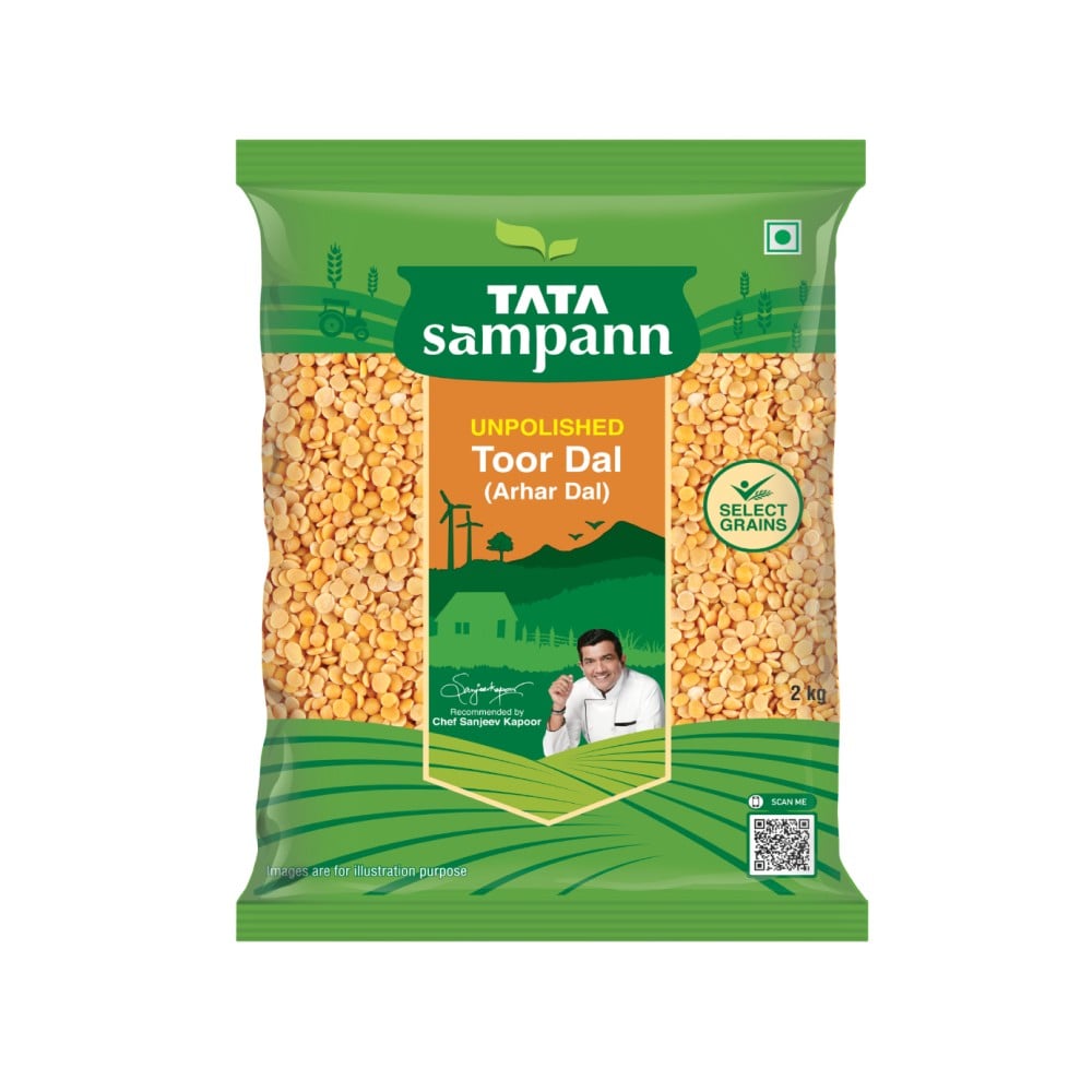 Tata Sampann Unpolished Toor Dal Price - Buy Online at ₹328 in India