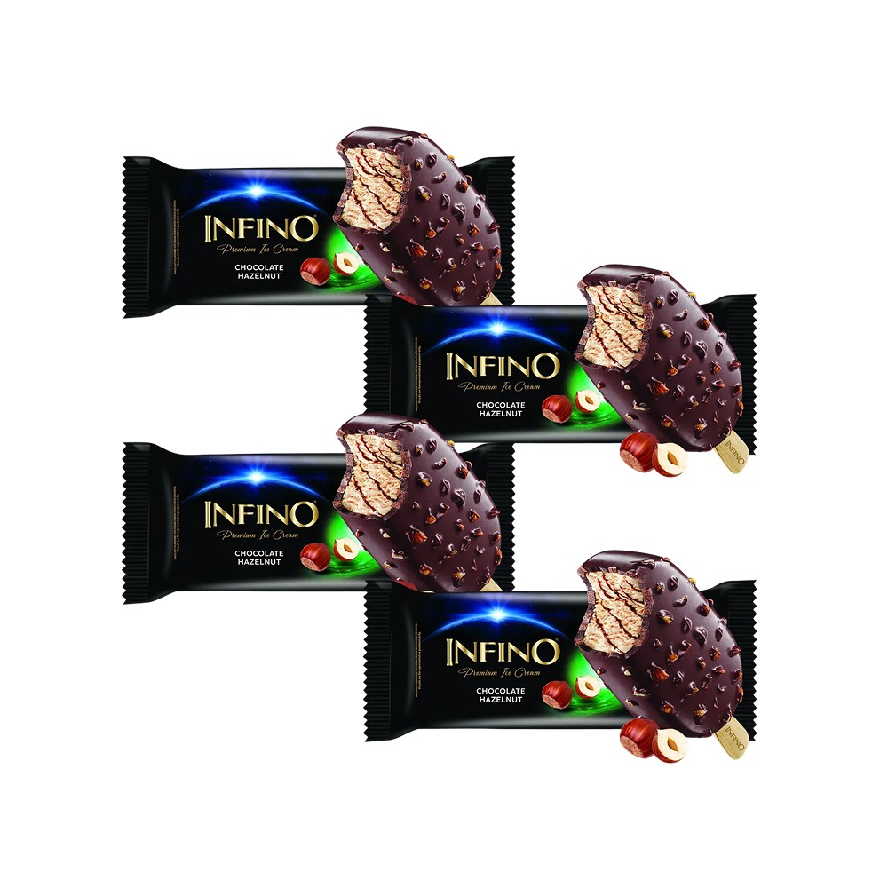 Infino Chocolate Hazelnut Ice Cream Stick - Pack of 4 Price - Buy ...