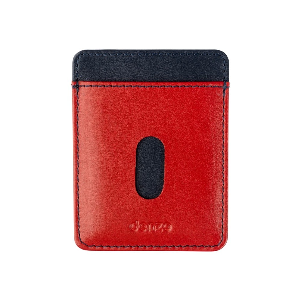 Denzo Executive Leather Card Holder (Red) Price - Buy Online at Best ...
