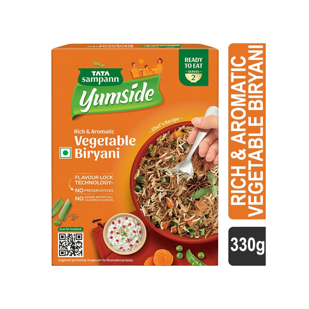 Tata Sampann Yumside Rich & Aromatic Vegetable Biryani Price - Buy ...