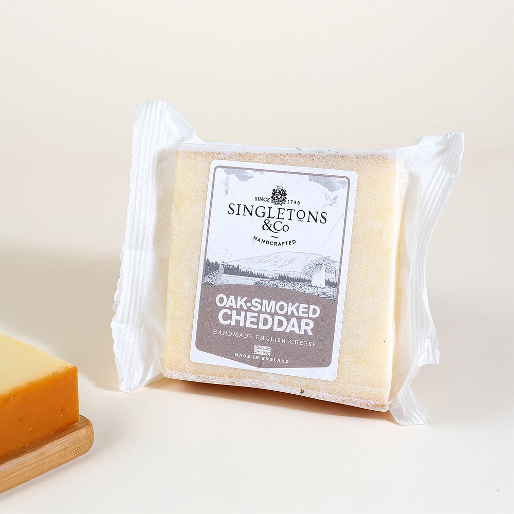 Singletons & Co Oak Smoked Cheddar Cheese Block Price - Buy Online at ...
