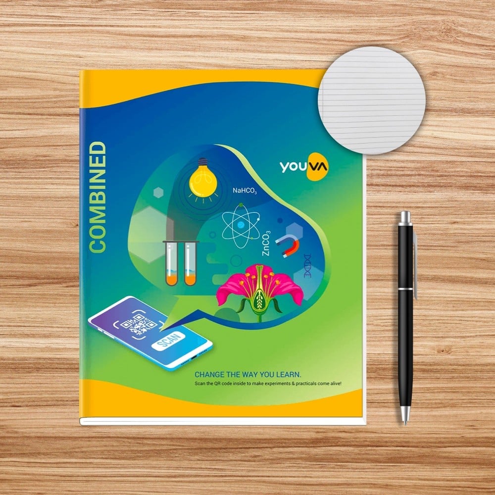 Navneet Youva Combined Single Line, Unruled Practical Book (A4, 84 ...