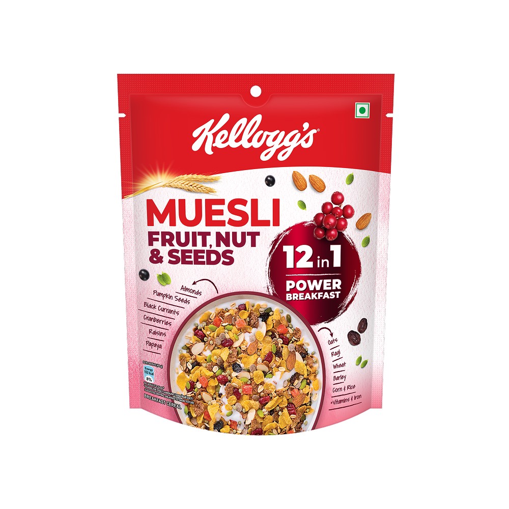 Kellogg's Muesli Fruit, Nut & Seeds Price - Buy Online at ₹158 in India
