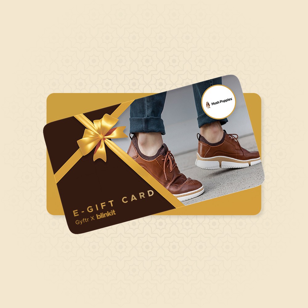 Hush Puppies E-Gift Card Instant Voucher Price - Buy Online at ₹450 in ...