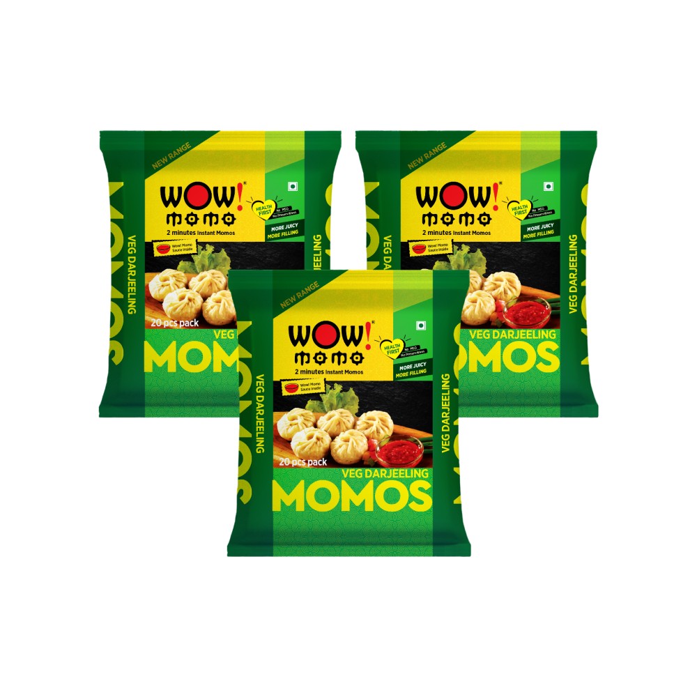 Wow! Momo Veg Darjeeling Momos (Frozen) - Pack of 3 Price - Buy Online ...
