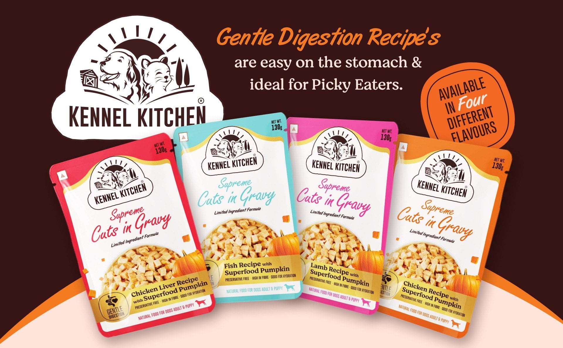 Kennel Kitchen Chicken Liver with Pumpkin Wet Dog Food - Supreme Cuts ...