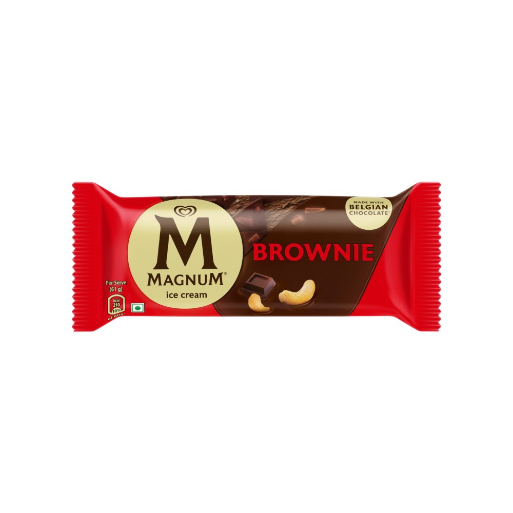 Kwality Walls Magnum Brownie Ice Cream Stick Price - Buy Online at ₹80 ...