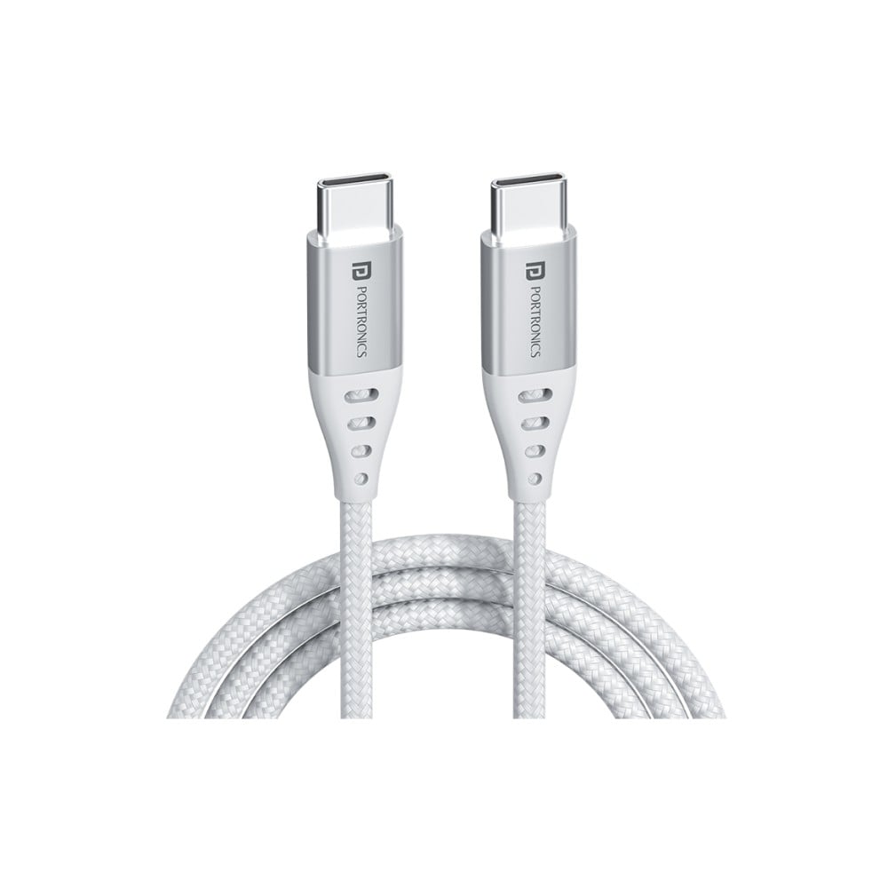 Portronics Nylon Braided Type C to Type C Cable Price - Buy Online at ...