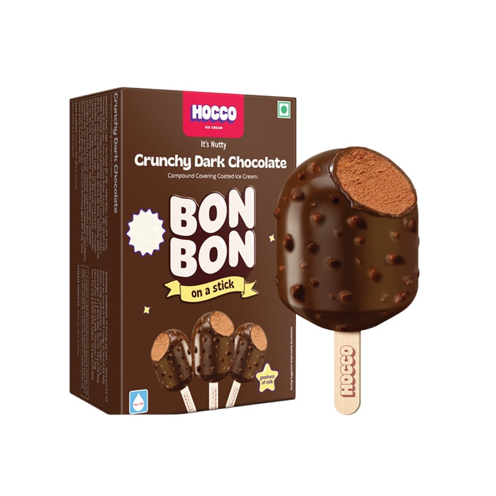 Hocco Crunchy Dark Chocolate Bon Bon Ice Cream Stick Price - Buy Online ...