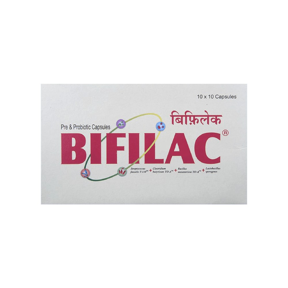 Bifilac Strip of 10 Capsules Price - Buy Online at ₹125 in India