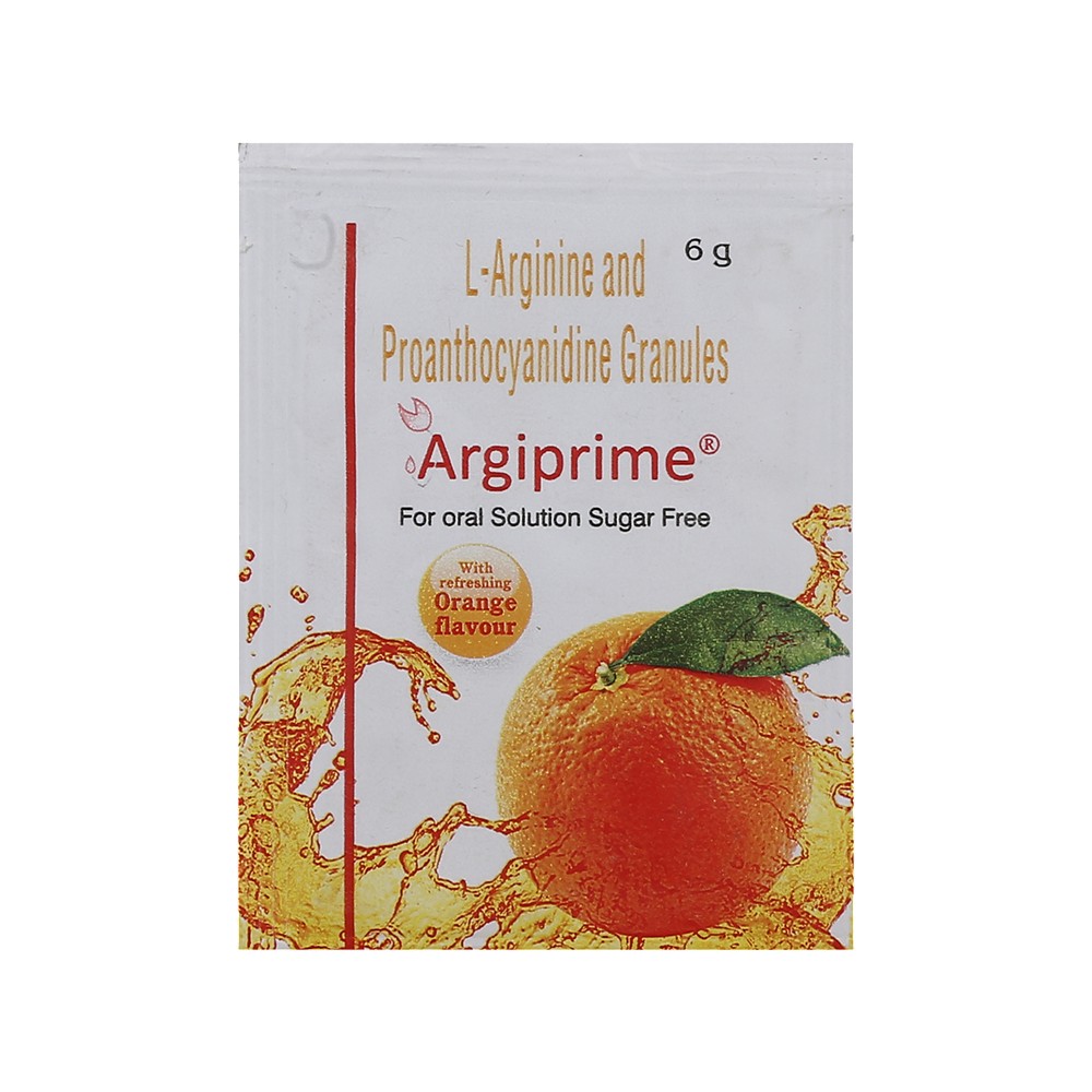 Argiprime Refreshing Orange Flavour Sugar Free Sachet Of 6gm Granules ...