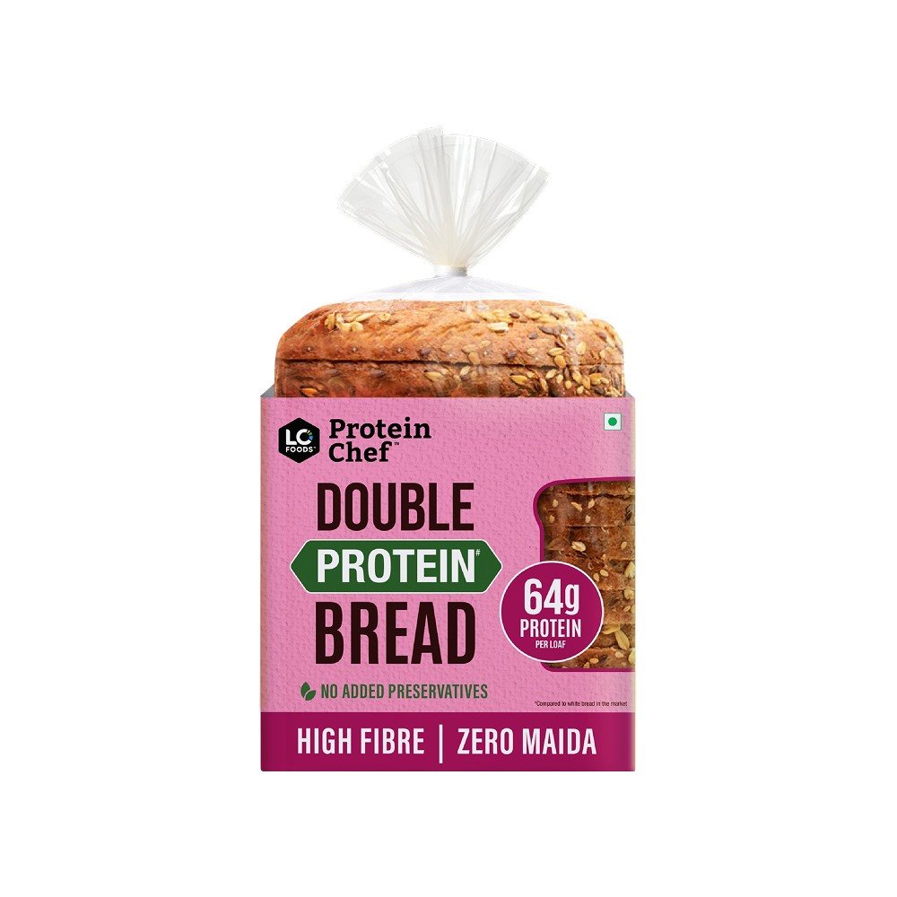Double Protein Bread (64 g) Zero Maida Multigrain Price - Buy Online at ...
