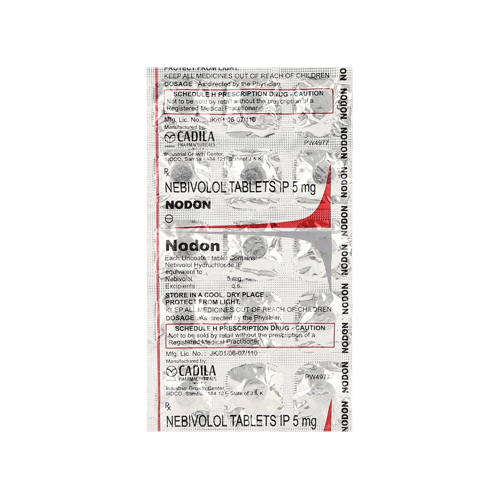 Nodon 5mg Strip Of 15 Tablets Price - Buy Online at ₹230 in India