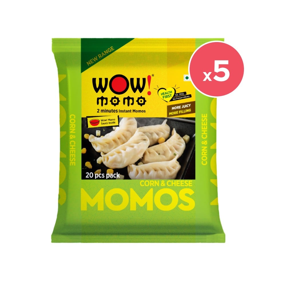 Wow! Momo Corn & Cheese Momos (Frozen) - Pack of 5 Price - Buy Online ...