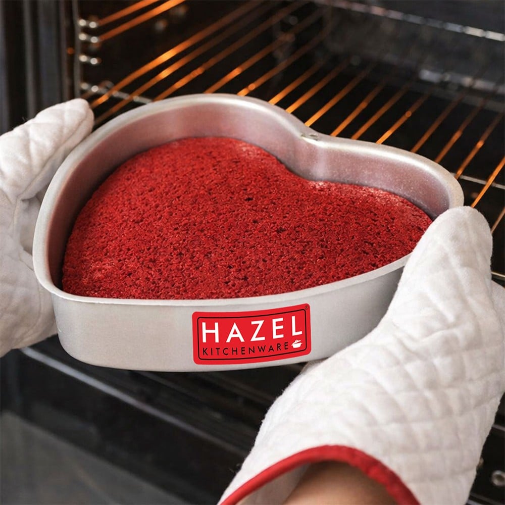 Hazel Heart Shape Cake Mould (Aluminium) Price - Buy Online at Best ...