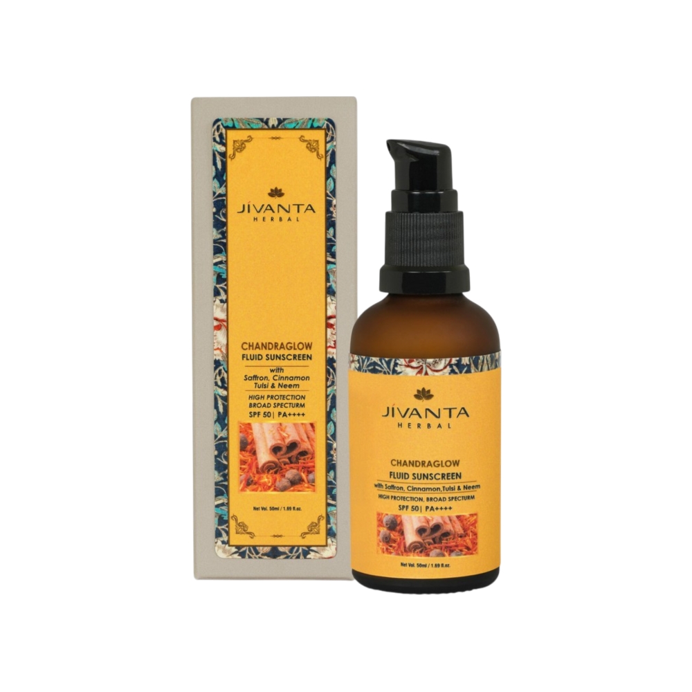 Jivanta Chandraglow Sunscreen Fluid (SPF 50 PA++++) Price - Buy Online ...