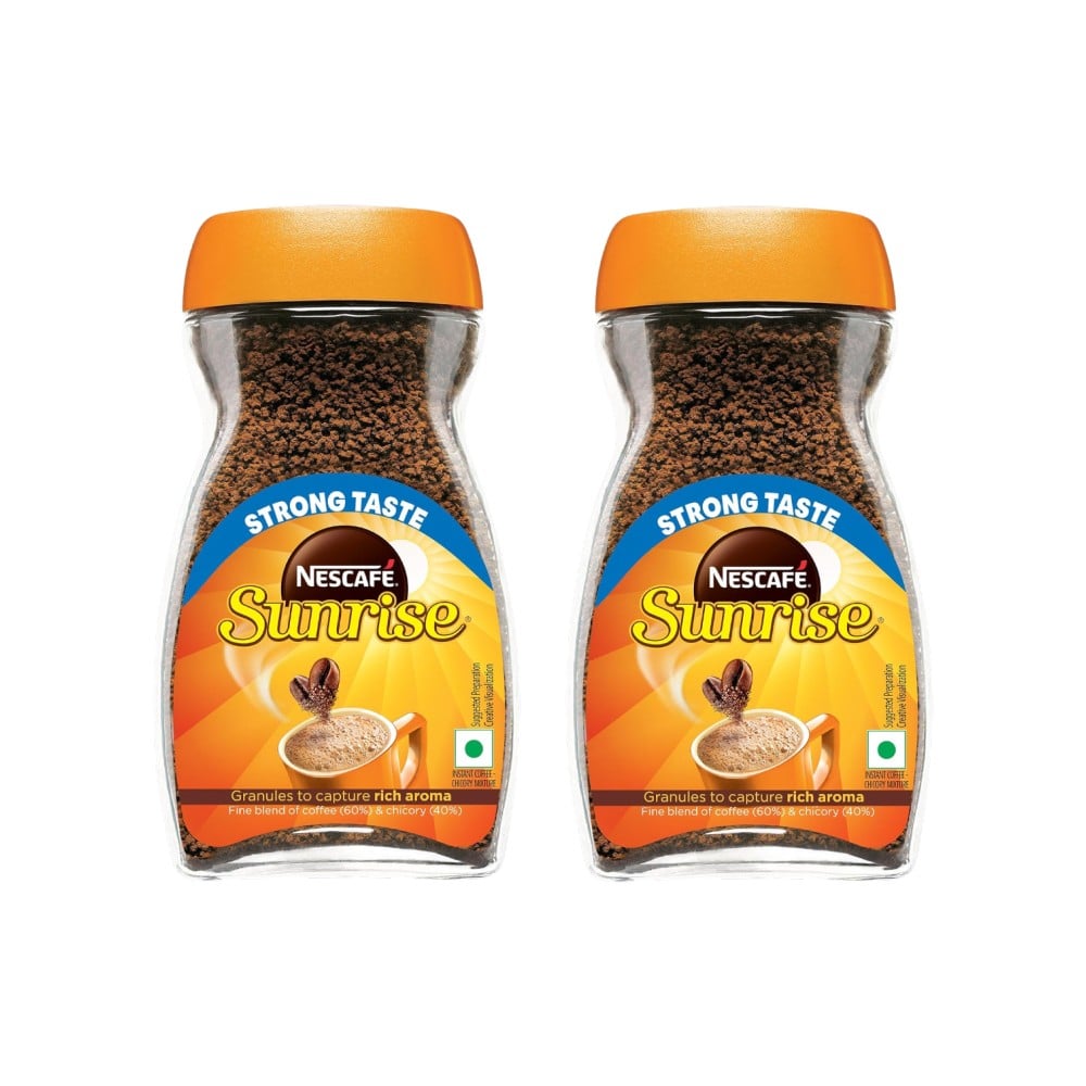 Nescafe Sunrise Instant Coffee - Chicory Mix - Pack of 2 Price - Buy ...