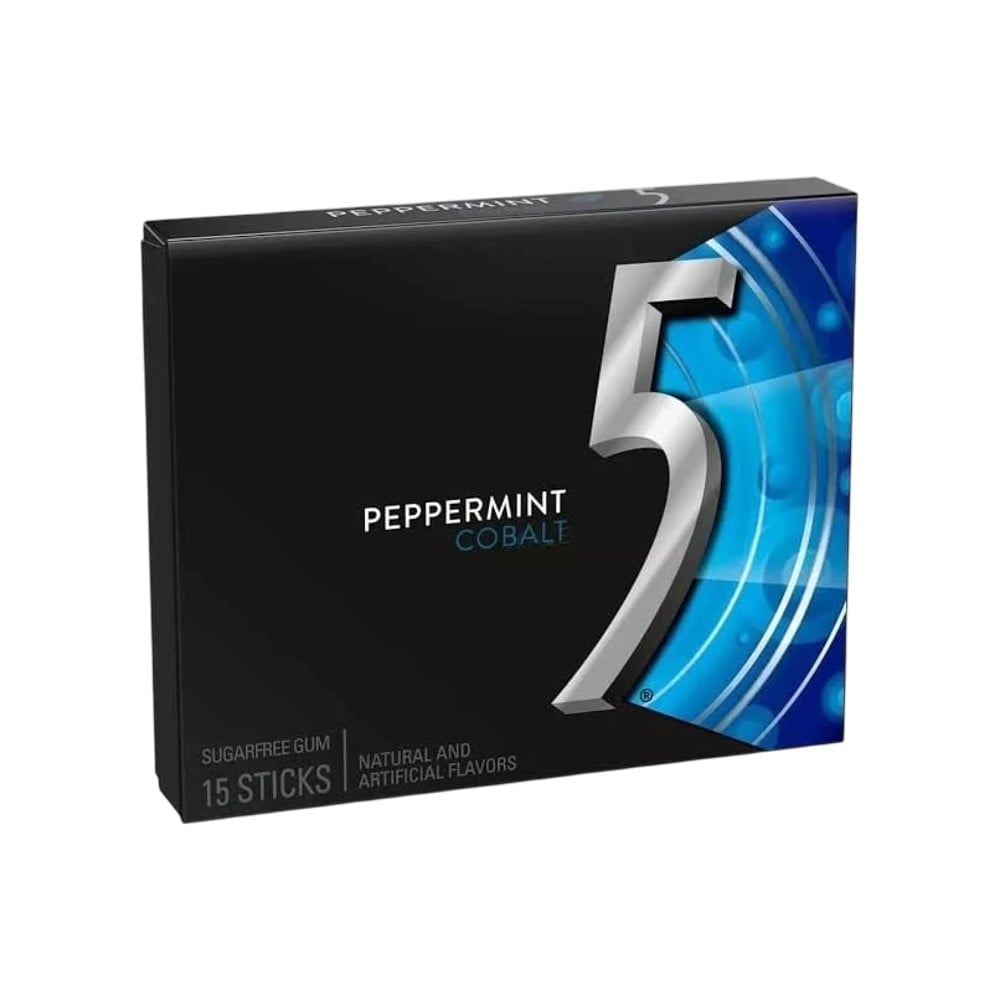 Wrigley's 5 Peppermint Cobalt Chewing Gum (Sugar Free) Price - Buy ...