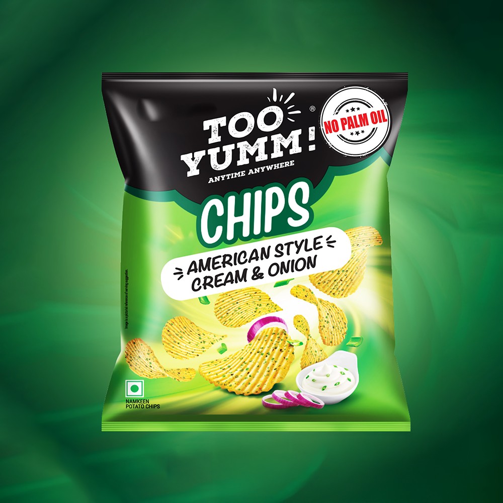 Too Yumm American Style Cream & Onion Potato Chips Price - Buy Online ...