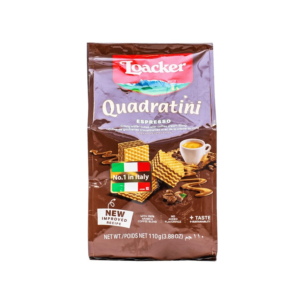 Loacker Quadratini Espresso Wafer Biscuit Price - Buy Online at Best ...