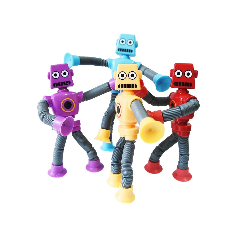 Kidology Robot Telescopic Suction Cup Pop Tube Interactive Toy Price ...