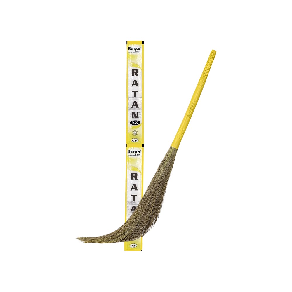Ratan Brooms Natural Grass Broom (Plastic Handle) Price - Buy Online at ...
