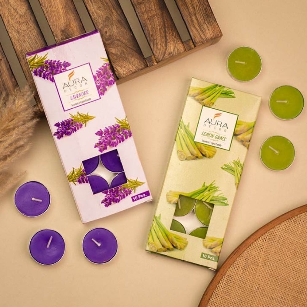 Scented Tea Light Candles (Assorted) by Auradecor Price - Buy Online at ...