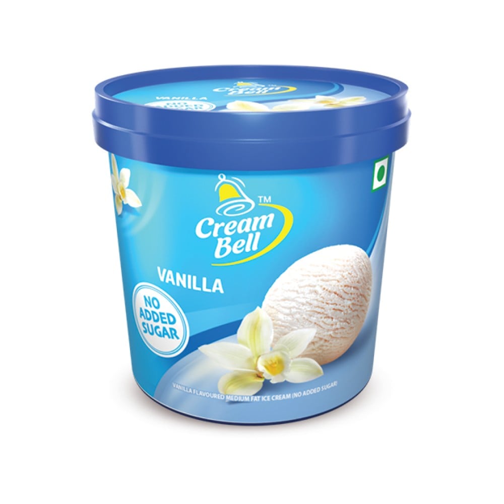 Cream Bell Vanilla Ice Cream Cup (No Added Sugar) Price - Buy Online at ...