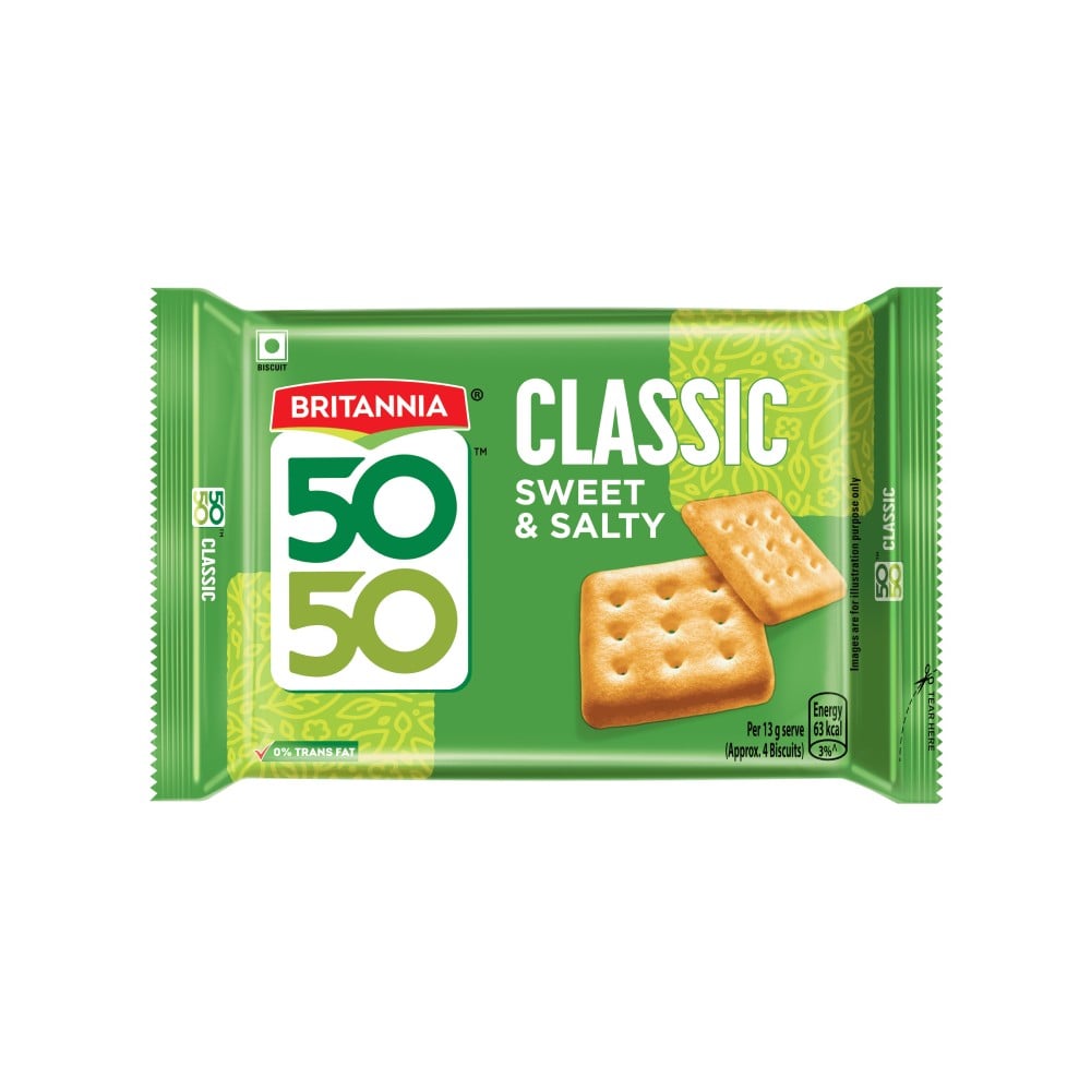 Britannia 50-50 Sweet & Salty Biscuit Price - Buy Online at Best Price ...