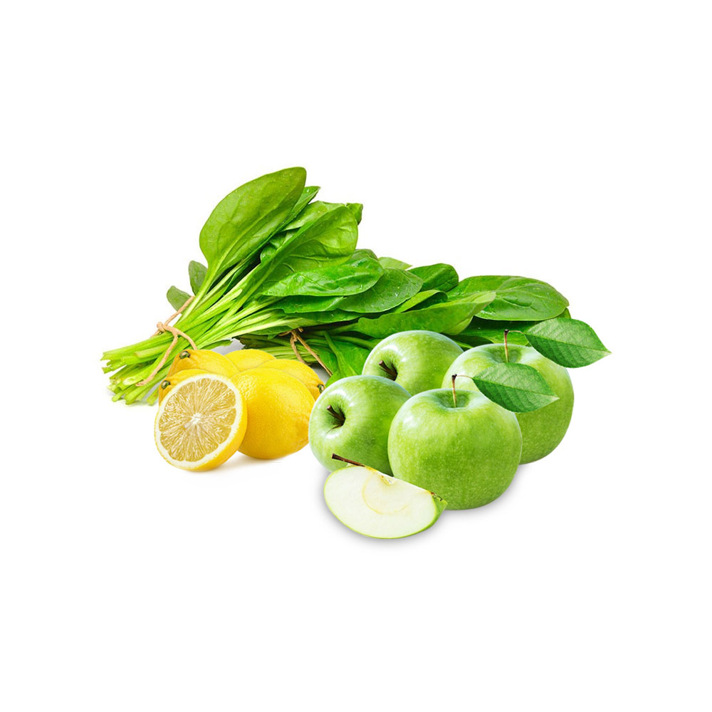 Combo of 3 - Green Apple 4 pieces (500 g - 700 g) + Lemon 6 pieces (150 ...