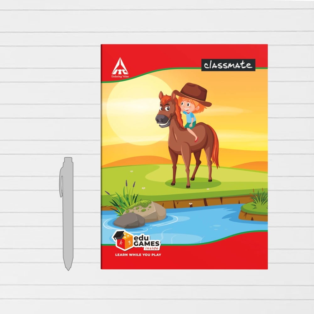 Classmate Double Line Notebook (B5, 172 pages, Design may Vary) Price ...