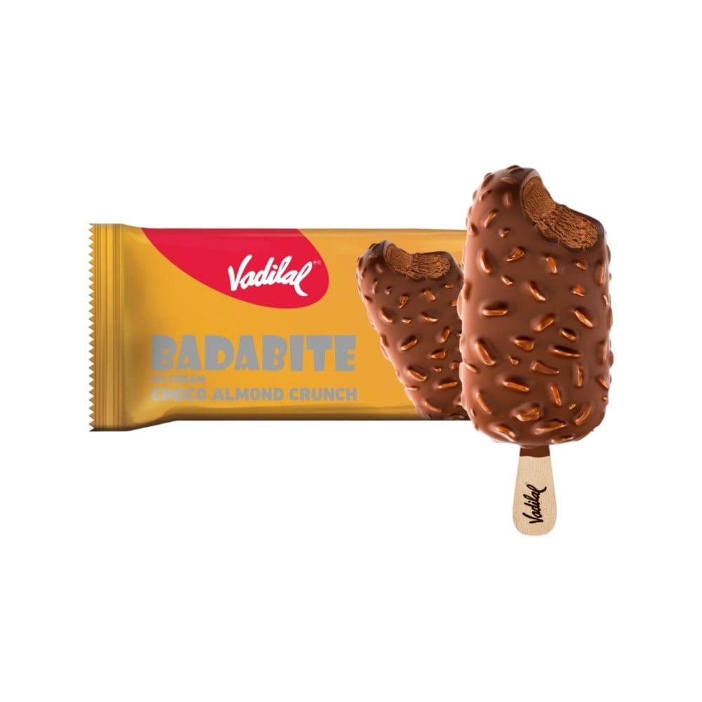 Vadilal Badabite Choco Almond Crunch Ice Cream Stick Price - Buy Online ...