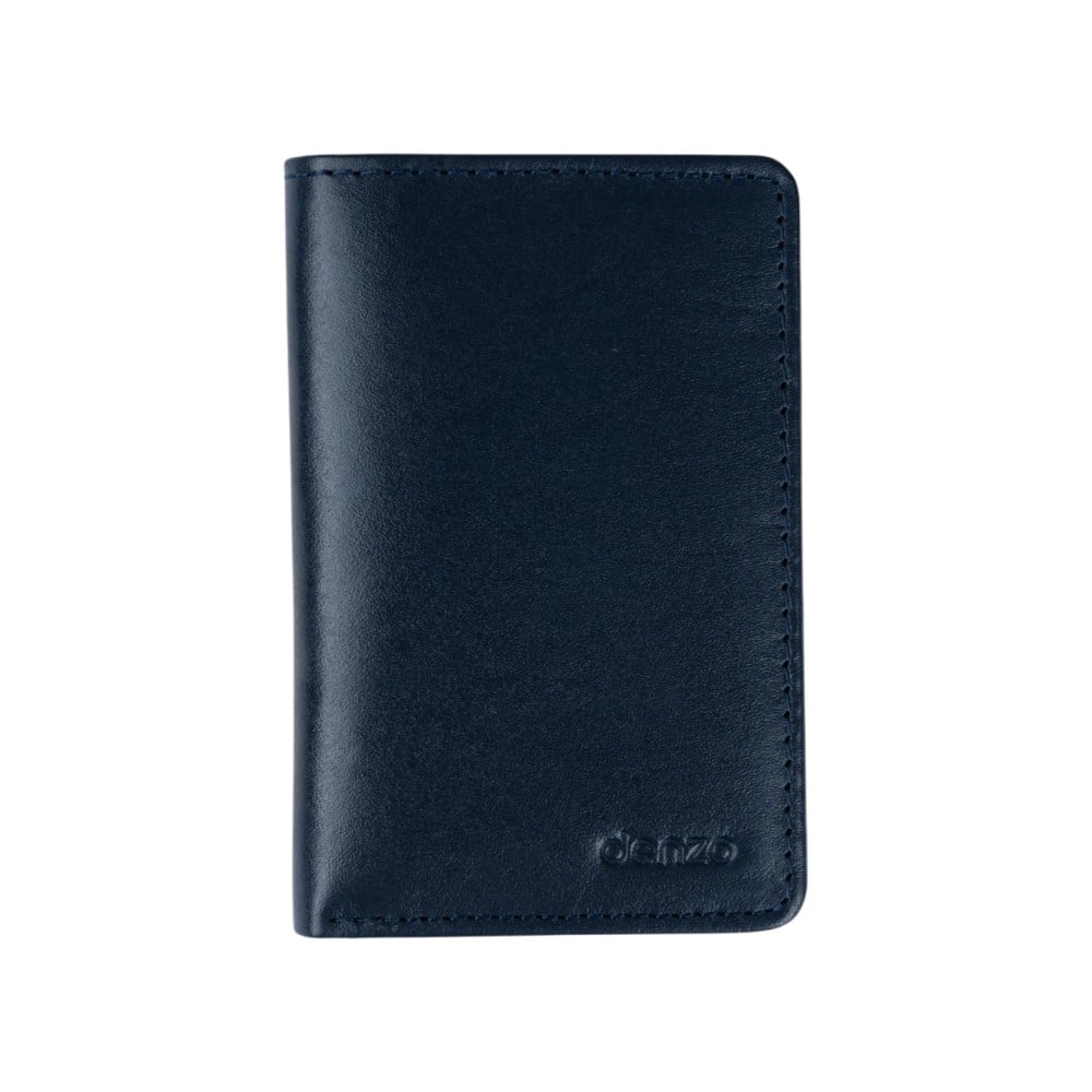 Denzo Classic Leather RFID Card Holder (Navy) Price - Buy Online at ...